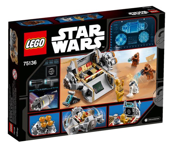 LEGO Droid Escape Pod (LEGO 75136) | 5702015591775 | LEGO Star Wars ...