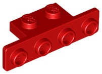 LEGO Bracket 1x2 - 1x4 ROOD (100 stuks) | BRICKshop - LEGO en DUPLO ...