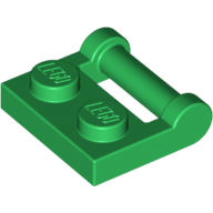 LEGO Plaat 1x2 met Hendel GROEN (100 stuks) | BRICKshop - LEGO en DUPLO ...