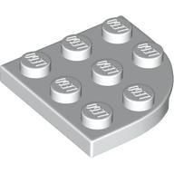 LEGO Plaat 3x3 met Ronde Hoek WIT (100 stuks) | BRICKshop - LEGO en ...