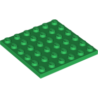 LEGO Plaat 6x6 GROEN (10 stuks) | Platen | LEGO Onderdelen | BRICKshop ...