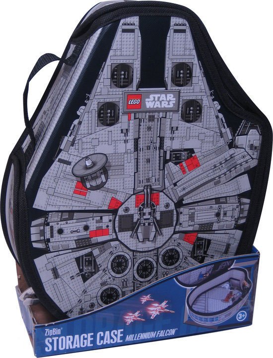 LEGO ZipBin Star Wars Millennium Falcon LARGE | 878119002228 ...